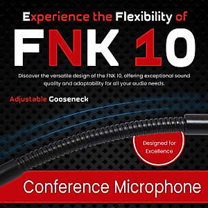 NOVIK NEO FNK 10 Cardioid Condenser Gooseneck Microphone, Directional
