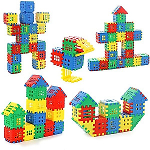 Interlocking Building Blocks – 70-Piece Kids for Toddlers and Kids – Fun and Educational Toy Building Set for Skill Development, Educational Conventional Toys Gift for Boys Girls3