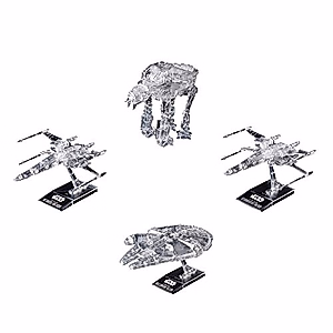Bandai Hobby - Star Wars - The Last Jedi Clear Vehicle Set, Bandai Spirits VM Model Kit