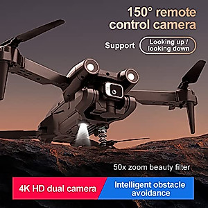 KEUVEN Z908 PRO Drones with Camera for Adults 4k,FPV Mini Drones with Carrying Case, 3Batteries,42 Mins Flight Time, Remote Control Toys Gifts for Boys Girls,Easy To Fly for Beginners (Black)