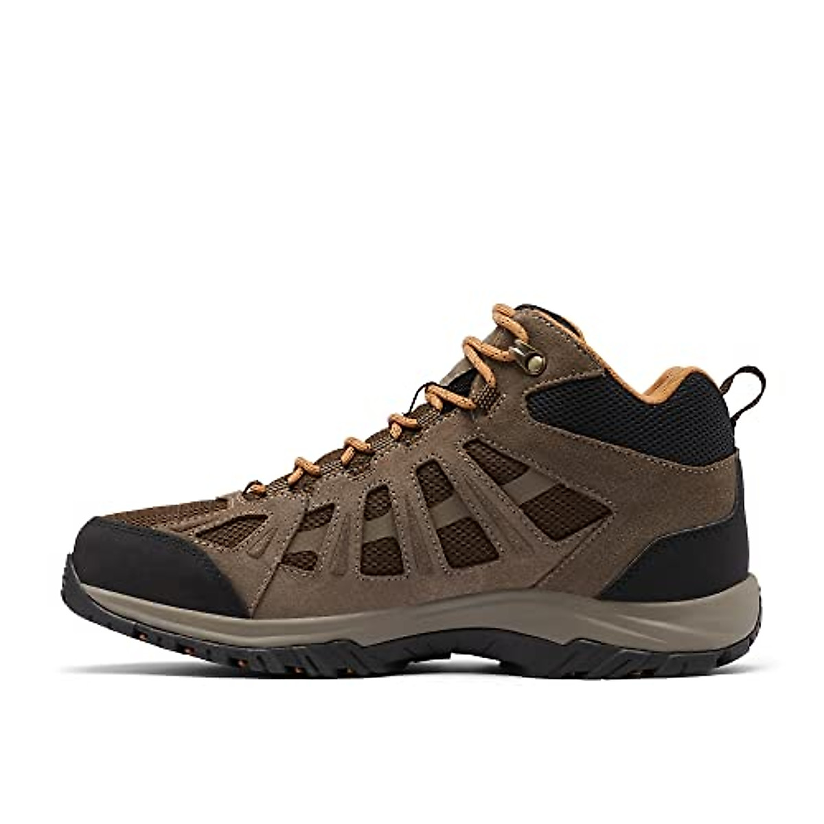 Columbia Men's Redmond III Mid Waterproof Hiking Shoe, Cordovan/Elk, 10.5