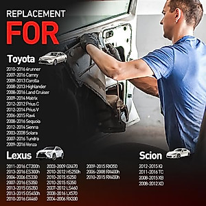 OTUAYAUTO Door Lock Actuator Motor Front Left Driver Side - Replacement for Toyota Camry 4Runner Tundra Sequoia, Scion XB TC, Lexus ES350 RX350 LS460, Replace OEM: 69040-0C050, 69040-06180