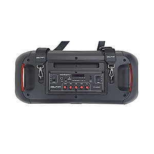 Dolphin Boombox Portable Bluetooth Speaker - Crisp Sound - Dual 6.5" Woofer, 1" Tweeter