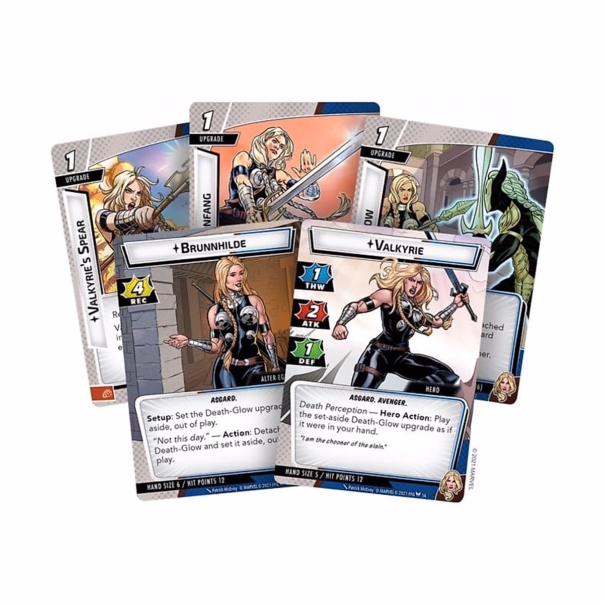 Marvel Champions The Card Game Valkyrie HERO PACK - Superhero Strategy Game, Cooperative Game for Kids and Adults, Ages 14+, 1-4 Players, 45-90 Minute Playtime, Made by Fantasy Flight Games