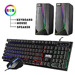 HP Elite 800G1 Desktop Computer PC, Intel Core i5 4th Gen Processor, 8GB RAM, 500GB HDD, MTG New 22 inch Monitor, RGB Speaker Keyboard Mouse, WiFi Windows 10 Pro 64-Bit (Renewed)