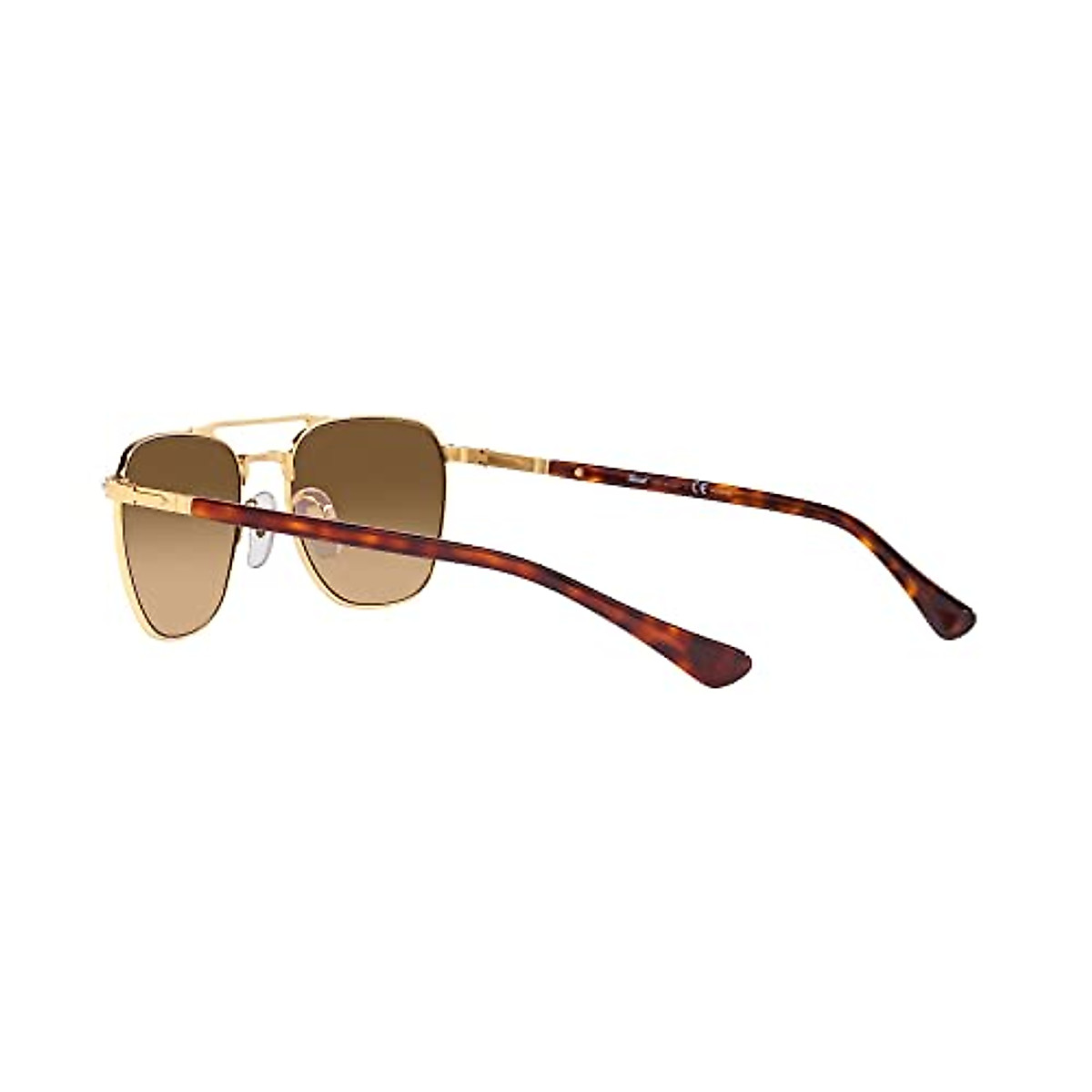 Persol PO2494S Square Sunglasses, Gold/Brown Gradient Polarized, 53 mm