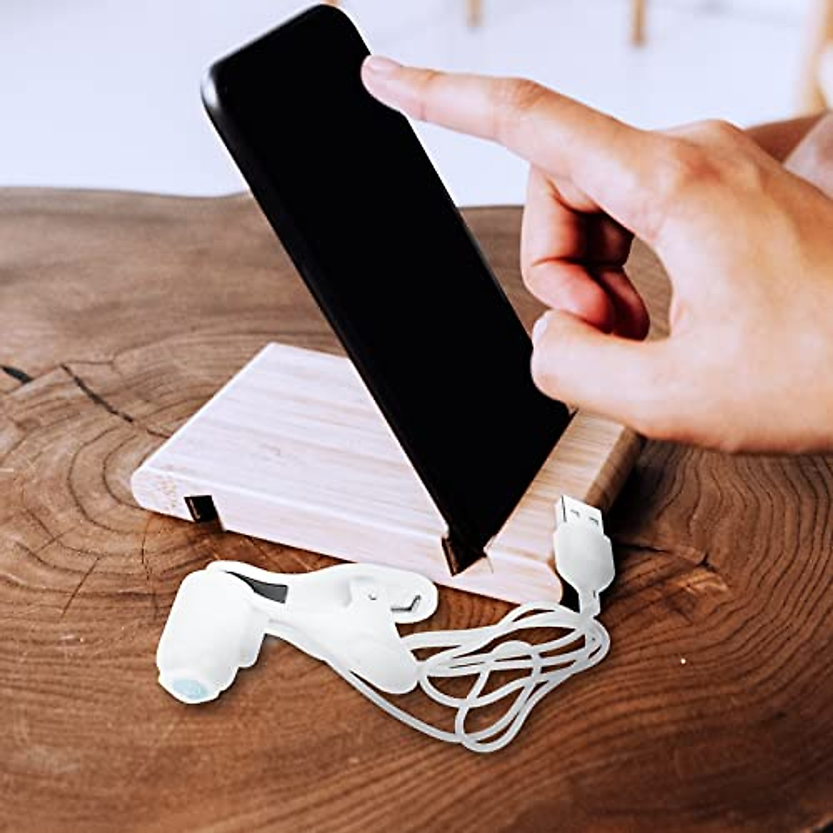 balacoo Screen clicker USB Phone clicker Broadcasting clicker Adjustable Keyboard Stand Computer Holder Live Broadcasts auto clicker for Tablet Screen Clip Holder Screen Click Supply Wired