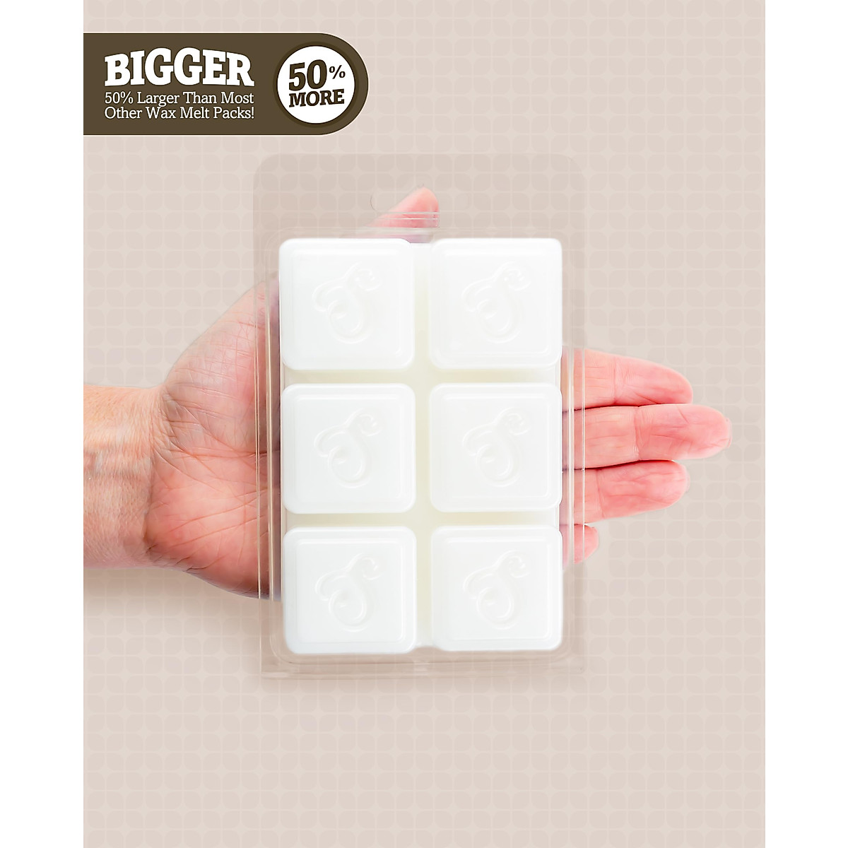 Shortie's Candle Company Eucalyptus Spearmint Wax Melts - Formula 117-1 Highly Scented 3 Oz. Bar - Made with Essential & Natural Oils - Fresh & Clean Air Freshener Cubes Collection