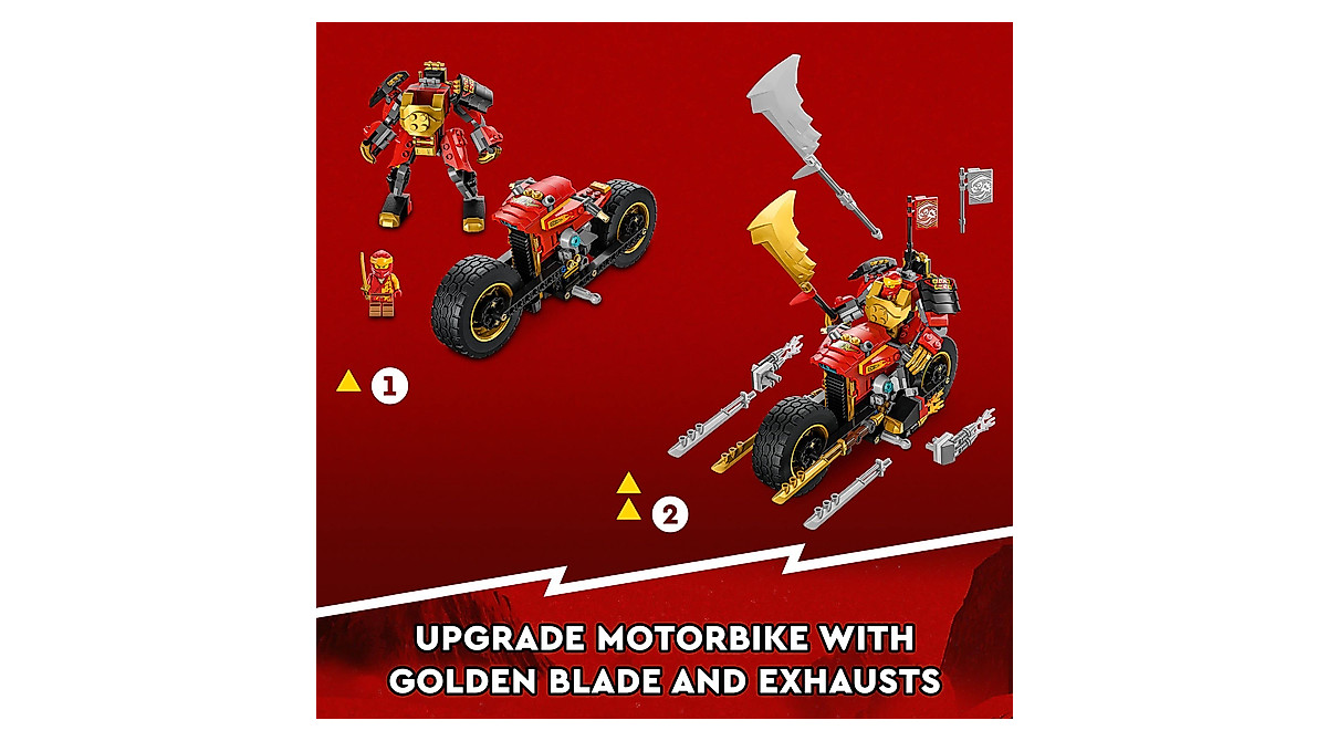 LEGO NINJAGO Kai's Mech Rider EVO | Upgradable Ninja Toy