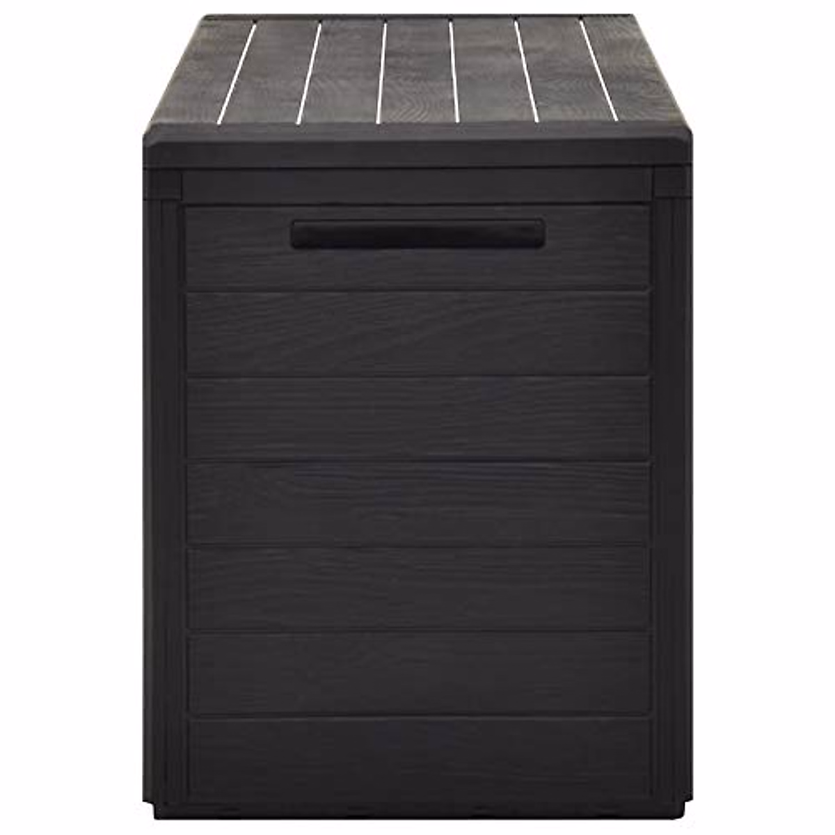 Festnight Patio Storage Box Storage Deck Box Outdoor Storage Container for Outdoor, Balcony Anthracite 45.7"x17.3"x21.7"