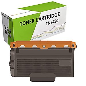 TN3420 Toner Cartridge for Brother, Compatible DCP-L5500 DCP-L5500DN DCP-L6600DW HL-L5000D HL-L5100DN HL-L5100DNT HL-L5200DW HL-L5200DWT HL-L6250DN HL-L6250DWTD HL-L Black*1