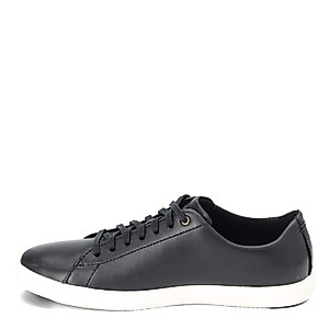 Cole Haan mens Grand Crosscourt Ii Sneaker, Black Lthr/White, 10.5 US