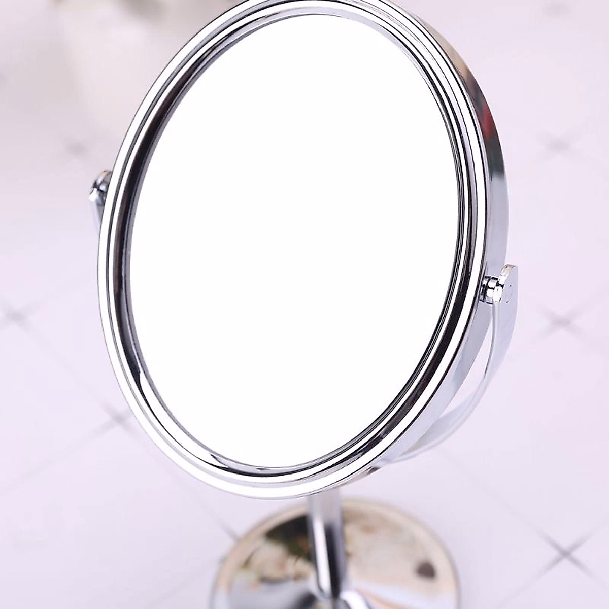 LLUCH Makeup Mirror 1pc Beauty Makeup Cosmetic Mirror Double-Sided Normal Stand Mirror