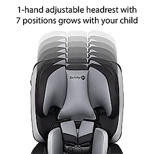 Safety 1st Boost-and-Go All-in-1 Harness Booster car seat, 3-in-1 Booster for Extended use: Forward-Facing Harness, high-Back Belt-Positioning Booster and Backless Booster, Dunes Edge