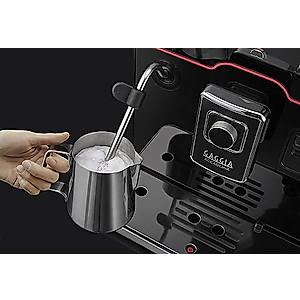 Gaggia Accademia Luxury Italian Fully Automatic Espresso Machine with 19 Customized drink settings,0.5 Liters,RI9782/46 Brushed Stainless