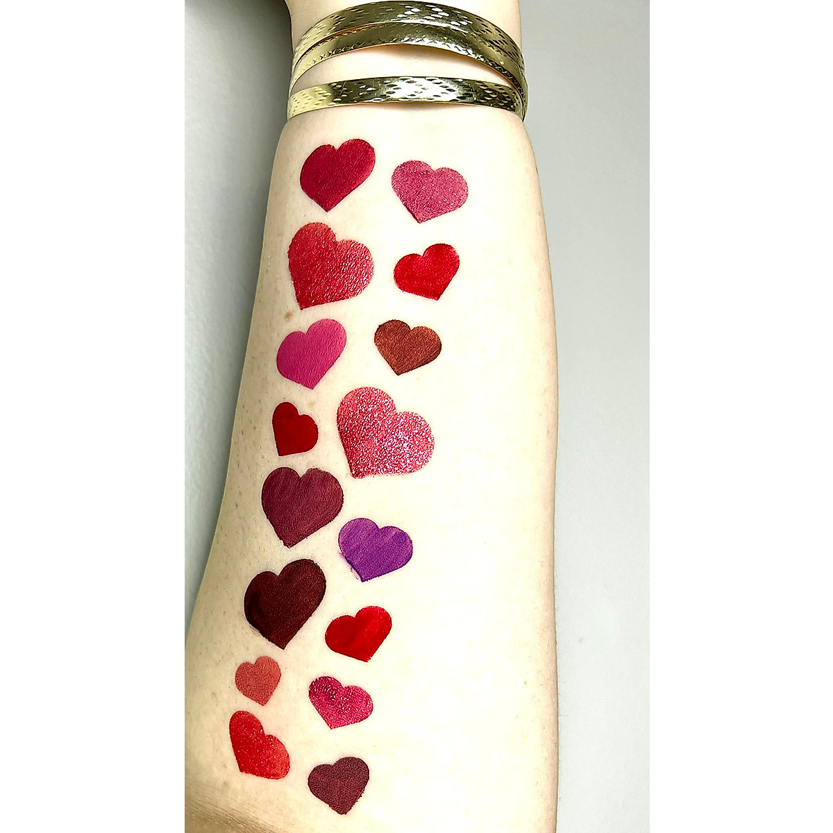 Makeup Swatch Sticker Stencils, 6 Pack of Vinyl Swatch Stencils, Makeup Artist Supply, Beauty Supply