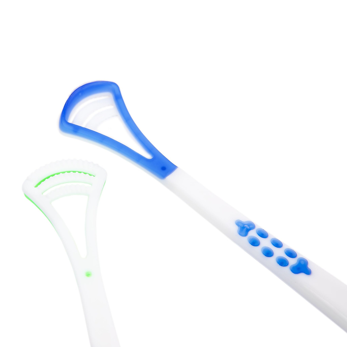 Troll Tongue-Tongue Scrapers-Dual Action Tongue Scraper to Reduce Bad Breath-Medical Grade Tongue Sweepers for Kids, Reusable Tongue Cleaners Set with Varying Colors - 4 Pack