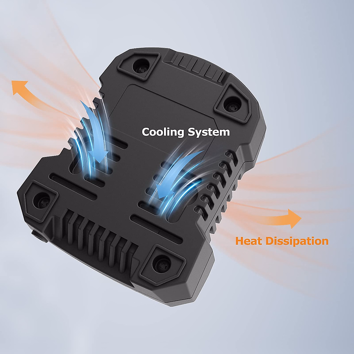 KIMO 12V 2.0Ah Lithium-Ion Battery Charger Apply to KIMO Cordless Ratchet Wrench, Cordless Car Polisher, Lightweight Portable