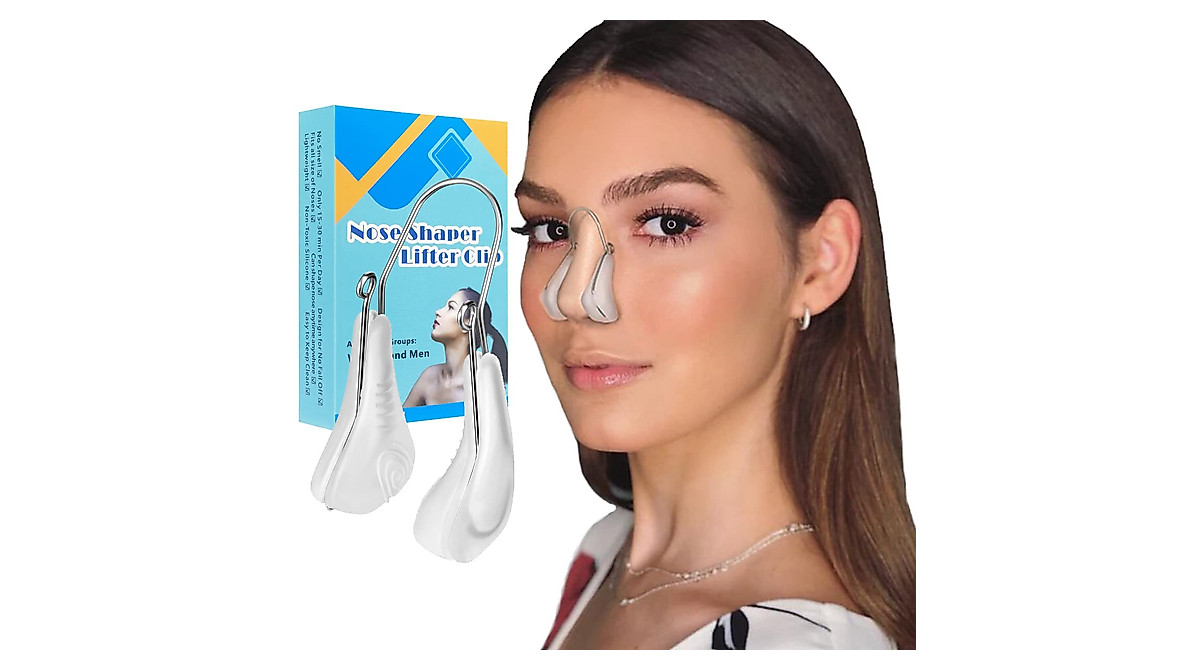 AMIJEAL Nose Shaper Clip for Natural Nose Reshaping | Pain-Free & Safe