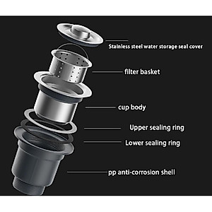 TOCTUS Outdoor Garden Sink Portable Hand Washing Station Single Trough Stainless Steel Commercial Sink Kitchen Bar Laundry Tub 1 Compartment with Storage Shelve and Faucet (Color : Hot and Cold)