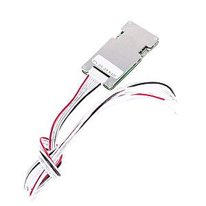 Fafeicy 24V 20A 7S L-ithium Li-ion 18650 Battery BMS Protection Board, with Balancing, Stable Protective Functions for Charging and Discharging