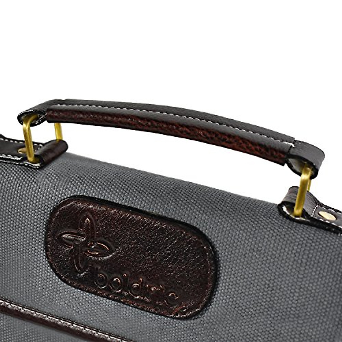 9 Pocket Canvas Knife Bag