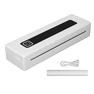 VINGVO Portable Printer, Printer Thermal Printer Thermal Printer Multifunctional Portable Thermal Mobile Printer for Home