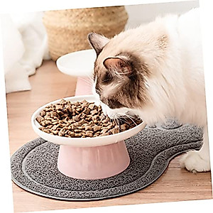 Dishes Feeding Dogs Protection Food Raised Washable Dishwasher Prevention Stand Eating House Backflow Pet Water Neck Puppy Kitten Stable Safe Supply Base Tray Easy Holder Feeder
