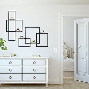 Wall Shelf Succulent Home Decor Bundle | 8 Piece Set | Beautiful Wall Decor