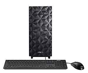 ASUS Desktop S300, Intel Core i5-10400 Processor, 16GB DDR4 RAM, 512GB PCIe SSD, DVD Drive, Windows 10 Home, Wired Keyboard & Mouse Included, Black, S300MA-DH501