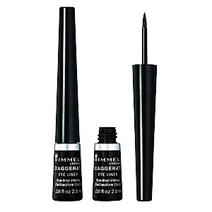 Rimmel Exaggerate felt tip liquid eyeliner, 2 Count, Black
