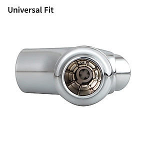 Universal Fit Sink Spray Attachment, Kitchen Side Sprayer Head, Pull Out Spray Head, Faucet Sprayer Replacement For Delta, Moen, Kolher and Other OEM Brands, Chrome Finish, Ergonomic Design