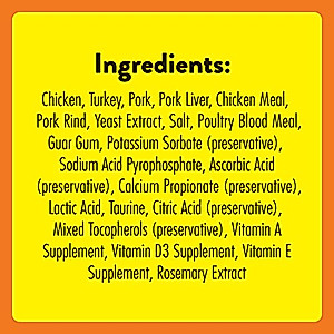 TEMPTATIONS Meaty MixUps with Chicken & Turkey Savory Cat Treats, 4.12 oz. Pouch