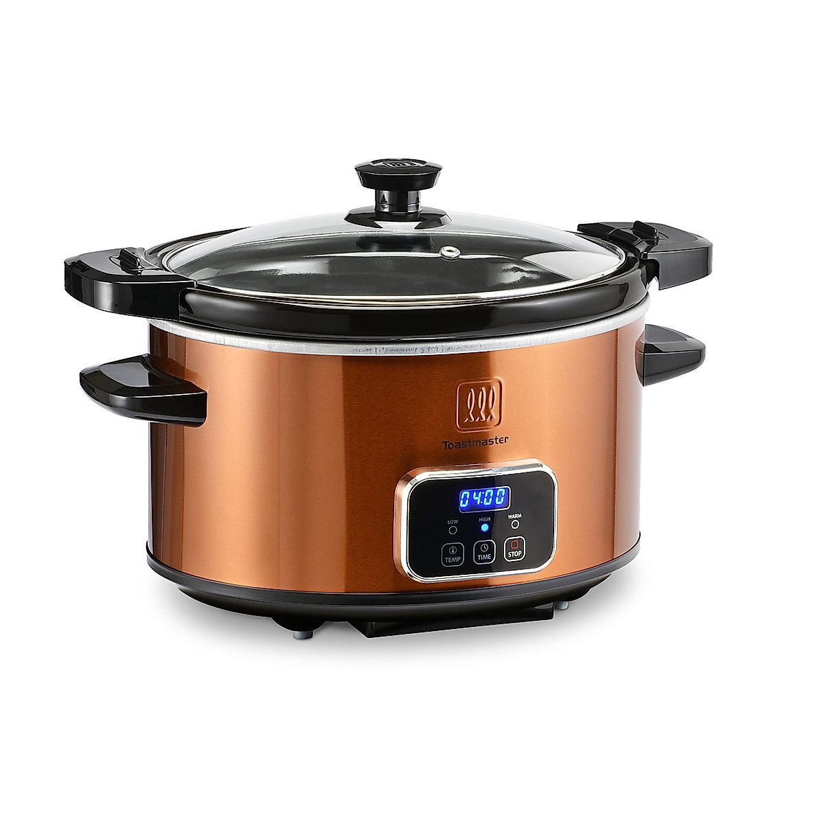 Toastmaster 4-Quart Digital Slow Cooker with Locking Lid (Graphite)