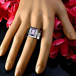 55Carat Choose Your Color Real Gemstone Sterling Silver Birthstone Rings Bezel Style Handmade Size 5-12