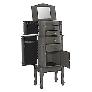 Powell Company Grey Wash Jewelry Powell Viola Armoire