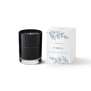 Mister Morgan Paris Blue Cypress and Absinthe Candle, 11 Ounces