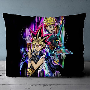 NICHIYOBI Yu Gi Anime Card Game Duvet Cover 3D Bedding Comforter Cover 3 Pcs (1 Duvet Cover +2 Pillowcases) Bedding Set (05,Queen-90x90in+20x30in*2)