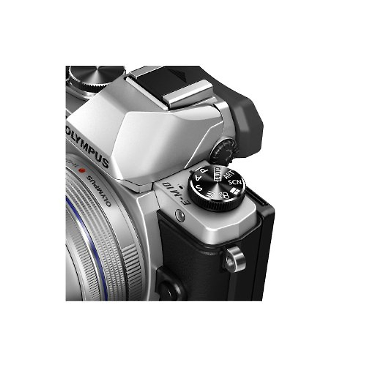 Olympus OM-D E-M10 with M.Zuiko ED 14-42mm 1:3.5-5.6 EZ Lens - Silver - International Version (No Warranty)