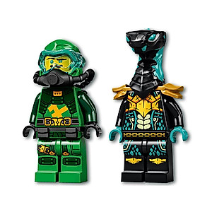 LEGO NINJAGO Lloyd’s Hydro Mech 71750 Building Kit, Underwater Playset with NINJAGO Lloyd and Mech; Role-Play Action for Boys and Girls Ages 7 and Up