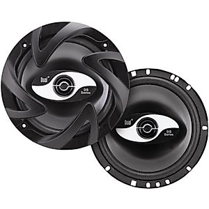 Dual Electronics DS652 2-Way 6 ½ inch Car Speakers with 100 Watt Peak Power & 1 inch Mylar Balanced Dome Tweeter