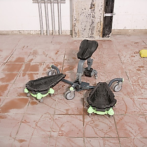 Kneel-It V3 Rolling Knee Pads - Durable Ergonomic Mobile Knee Pads with Seat - 360° Turning Capability, Supports 360 lbs, Compactable, Optimal for any Floor Job