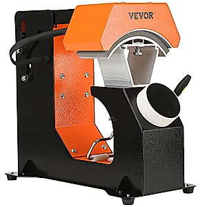 VEVOR 3-in-1 Auto Hat Heat Press Machine for Caps - No Crease, Automatic Release&Press Knob-Style Digital Control Panel, with 3pcs Interchangeable Platens(6.6" x 2.7", 6.6" x 3.8", 6.1" x 3")