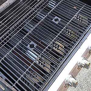 Uniflasy 15 Inch Heat Plate for Backyard BY15-101-001-02, BY13-101-001-13, Dyna-Glo DGF493BNP, GBC1059WB,Uniflame GBC1059WB, DGF510SBP, Montana and More, 4 Pack