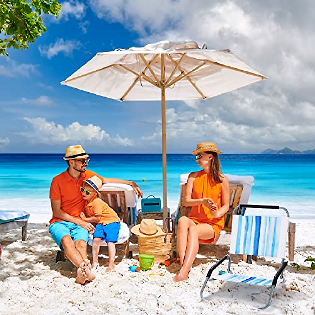 Leitee 2 Pack Low Beach Chairs for Adults Folding Beach Chair Backpack Camping Chair Portable Lightweight Foldable Sand Chair Compact Heavy Duty Aluminum Water Resistant Outdoor Lawn BBQ Beach Travel