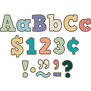 Teacher Created Resources Painted Wood Bold Block 4" Letters Combo Pack (TCR8820)