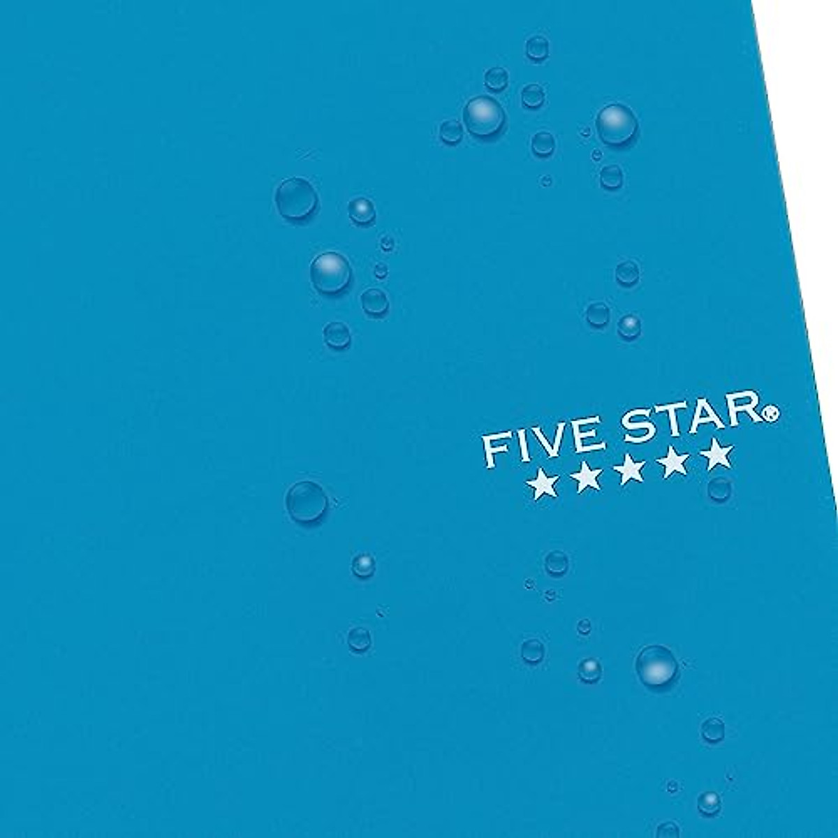 Five Star Small Spiral Notebook, 2-Subject, College Ruled Paper, Fights Ink Bleed, Water Resistant Cover, 6" x 9-1/2", 100 Sheets, Tidewater Blue (06180AA4)