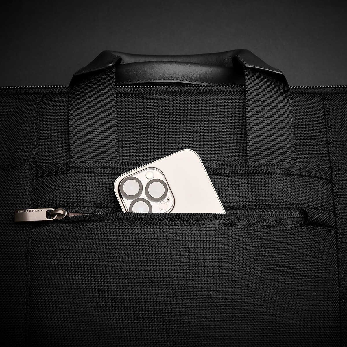 Briggs & Riley @ Work Rolling Briefcase, Black, Medium