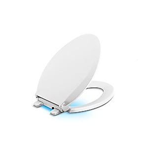 KOHLER 75796-0 Cachet Toilet seat, Elongated, White