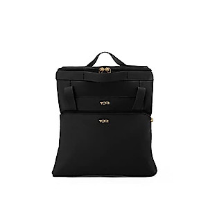 TUMI Just In Case Duffel - Small Duffel Bag for Women & Men - Easily Carry Travel Accessories - Travel Duffel Bag for Commuters & Adventurers - Weekender Bag for Travel - Black/Gold
